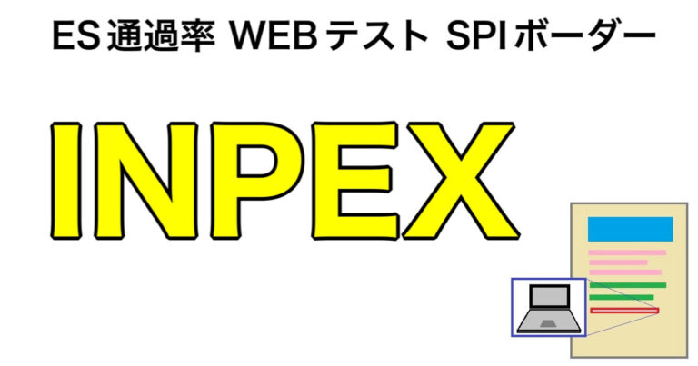 INPEXのES通過率とWEBテストSPIボーダーや面接対策など就活情報を解説